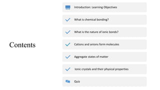Ionic bonding | PPTX