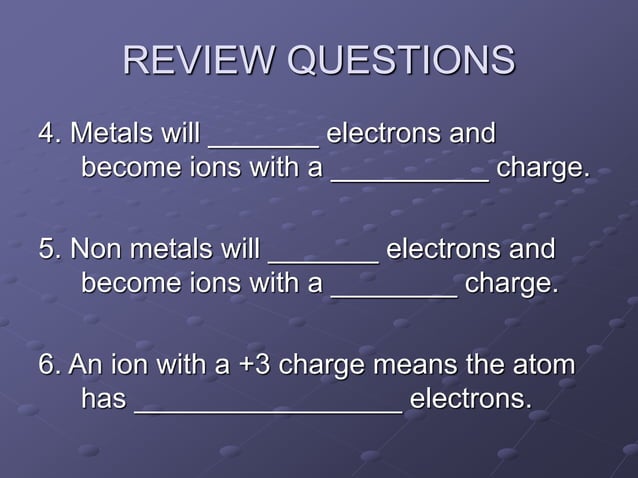 IONIC BONDING (Chemical Bonding between metal and non metal) | PPT