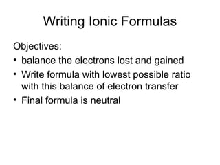 Ionic bonding binary | PPT