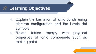 Ionic bonds | PPTX