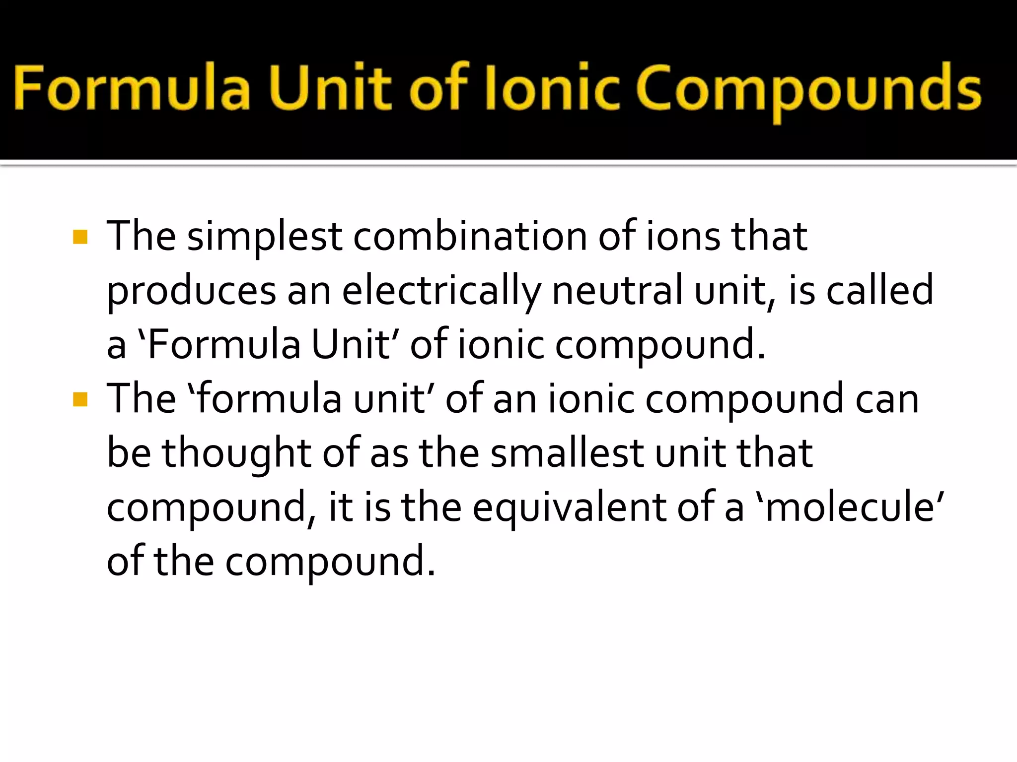 Ionic compound | PPTX