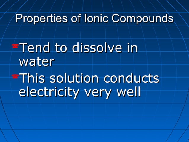 Ionic Compounds | PPT