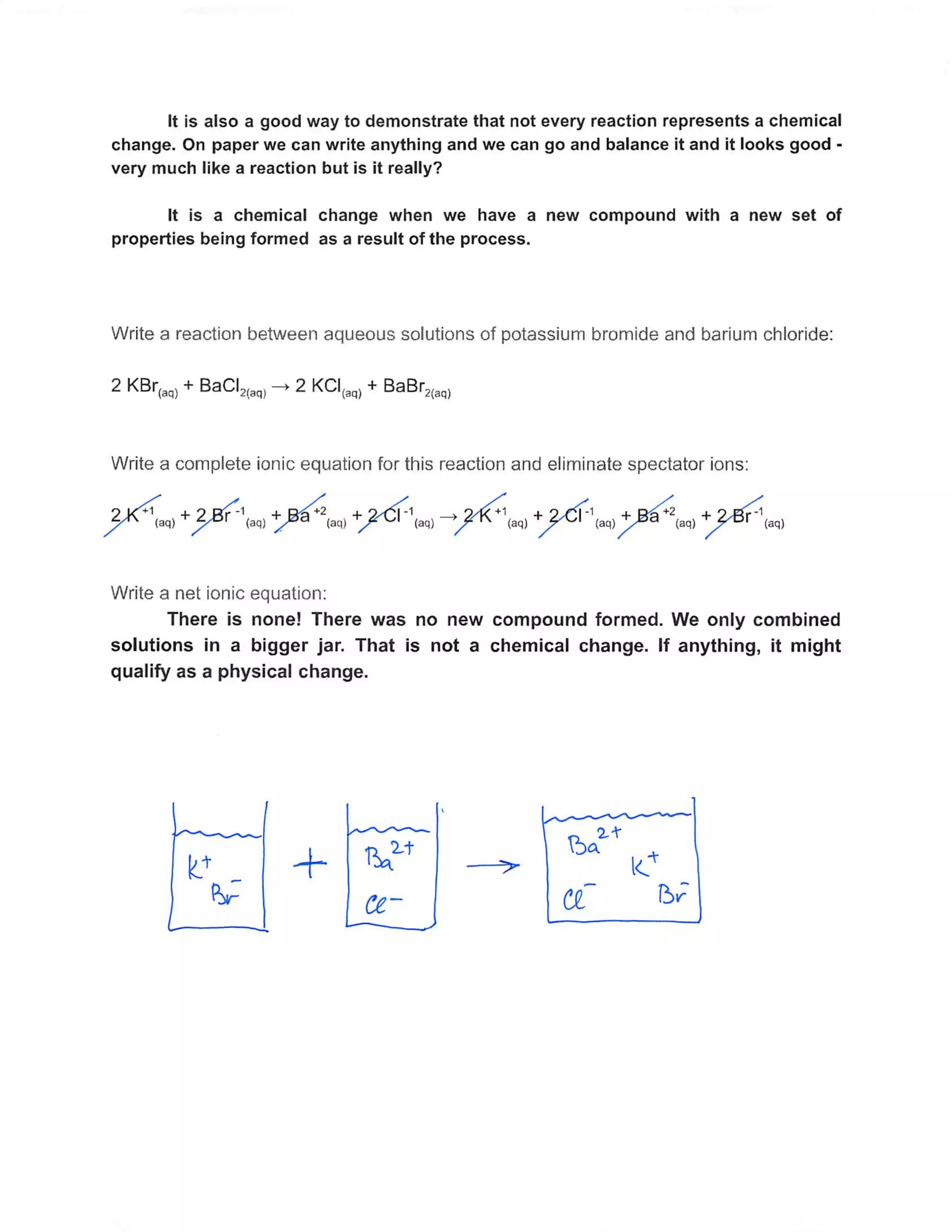 Writing Ionic equations | PDF