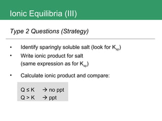 Ionic Equilibria | PPT