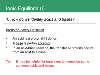 Ionic Equilibria | PPT