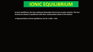IONIC EQUILIBRIUM chemistry tsh .pptx