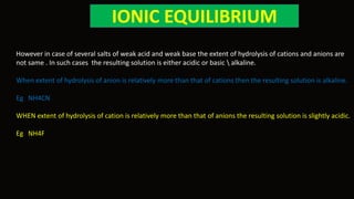 IONIC EQUILIBRIUM chemistry tsh .pptx