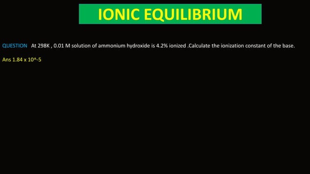 IONIC EQUILIBRIUM chemistry tsh .pptx