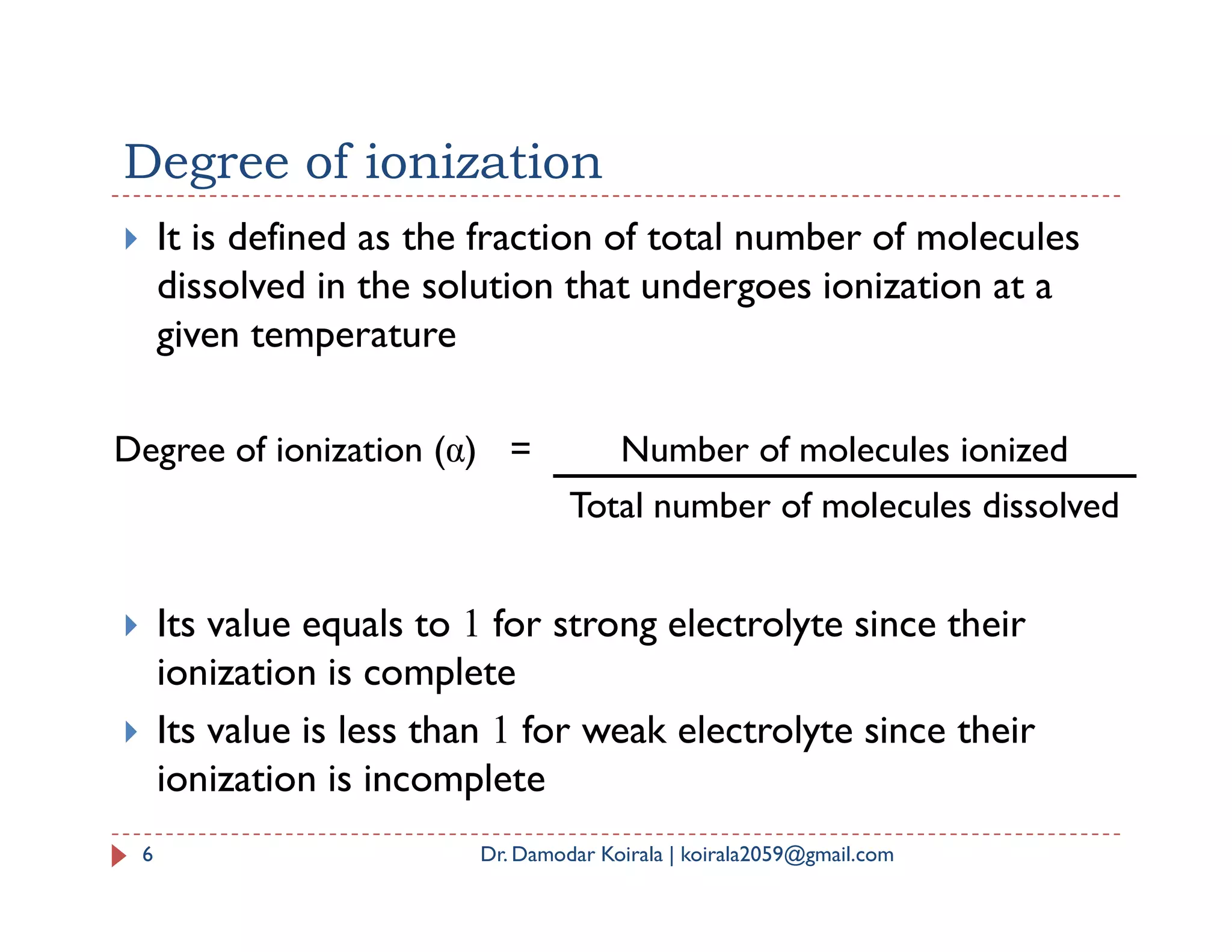 Ionic equilibrium part 1 | PDF