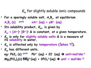 Ionic equilibriumA level chemistry powerpoint | PPT