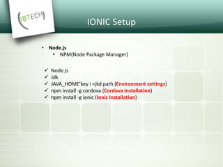 Ionic Framework Pptx