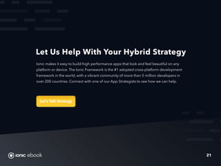 Hybrid mobile development vs. Native using ionic | PPT