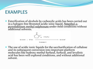Phase Transfer Catalysis and Ionic liquids | PPT