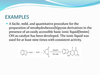 Phase Transfer Catalysis and Ionic liquids | PPT