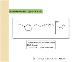 Ionic Liquids - Invited Lecture at the Dept. of Chemical Engineering ...