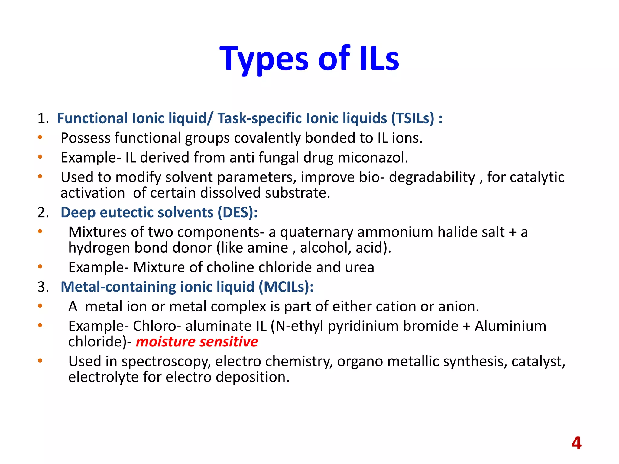 Ionic liquids in selective extraction of co from ni | PPTX