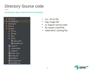 Ionic Framework | PPT