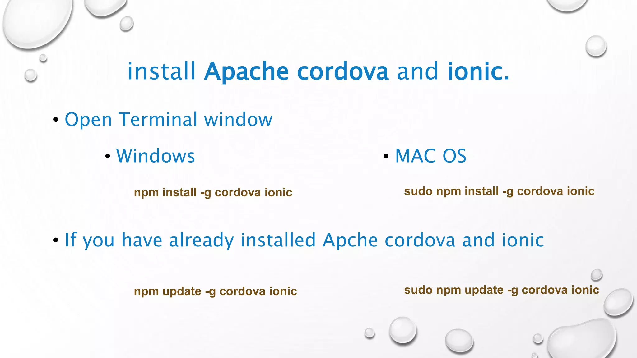 Ionic Hybrid Mobile App Development Pptx Web Development Internet