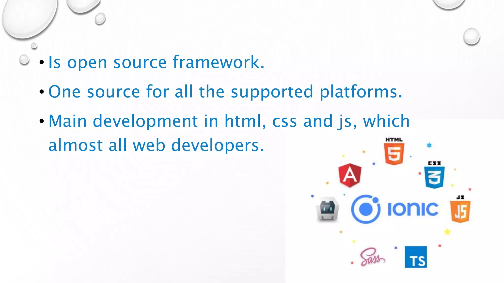IONIC - Hybrid Mobile App Development | PPTX | Web Development | Internet
