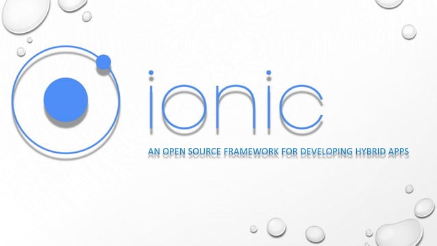 Ionic Hybrid Mobile App Development Pptx Web Development Internet