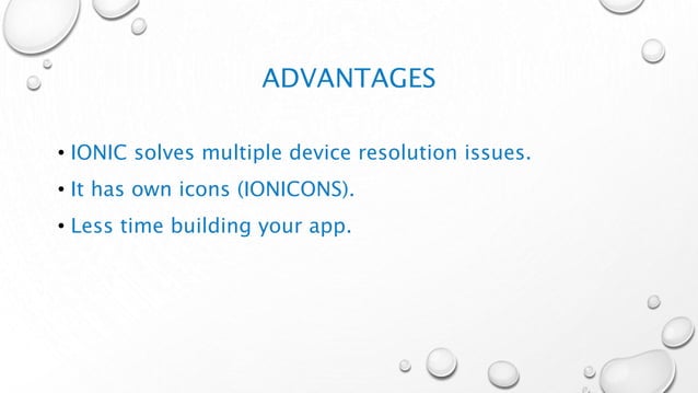 IONIC - Hybrid Mobile App Development | PPTX | Web Development | Internet