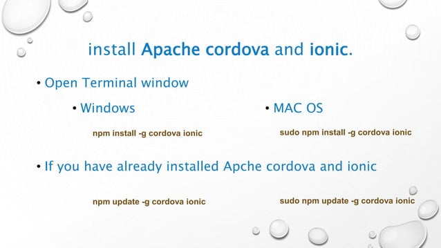 IONIC - Hybrid Mobile App Development | PPTX | Web Development | Internet