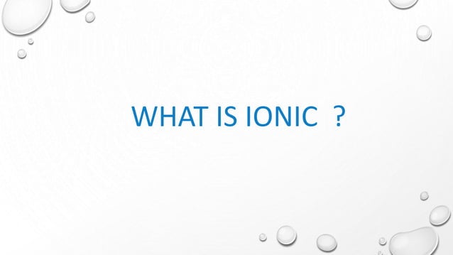 Ionic Hybrid Mobile App Development Pptx Web Development Internet