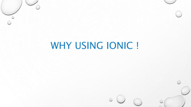 Ionic Hybrid Mobile App Development Pptx Web Development Internet