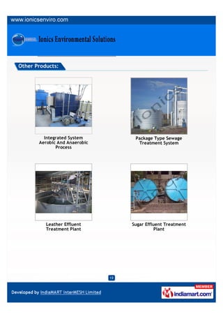 Ionics Environmental Solutions, Chennai, Zero Discharge Plant | PDF ...