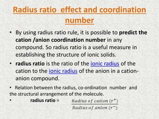 Ionic solids | PPTX