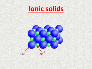 Ionic Solids