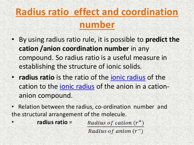 Ionic solids