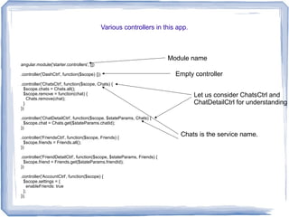 Ionic tabs template explained | PPT | Web Development | Internet