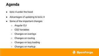 Upgrading to Ionic 4: Experiences, steps and tricks | PPTX