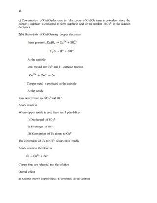 Ionic theory and electrolysis | DOCX