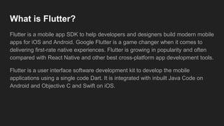 Ionic vs. flutter | PPTX