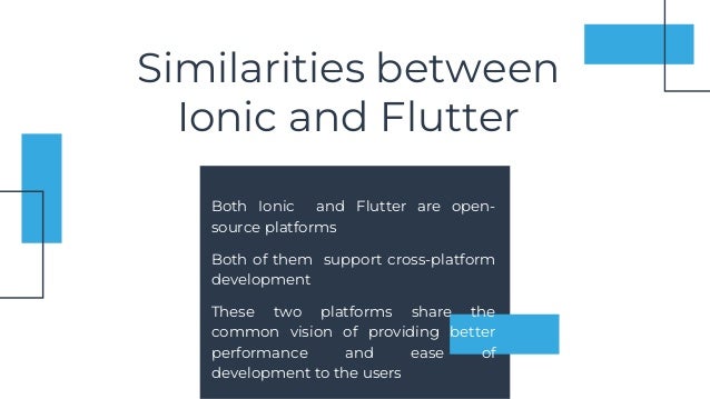 Ionic vs flutter | PPT