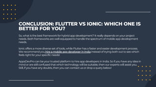 Ionic Vs Flutter: Which One Is Better For Hybrid App Development In ...