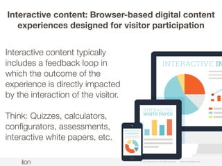 The Interactive Content Playbook | PPT