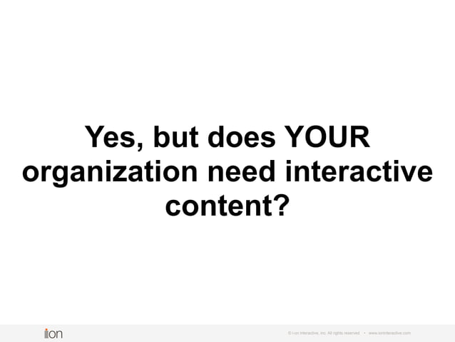 The Interactive Content Playbook | PPT