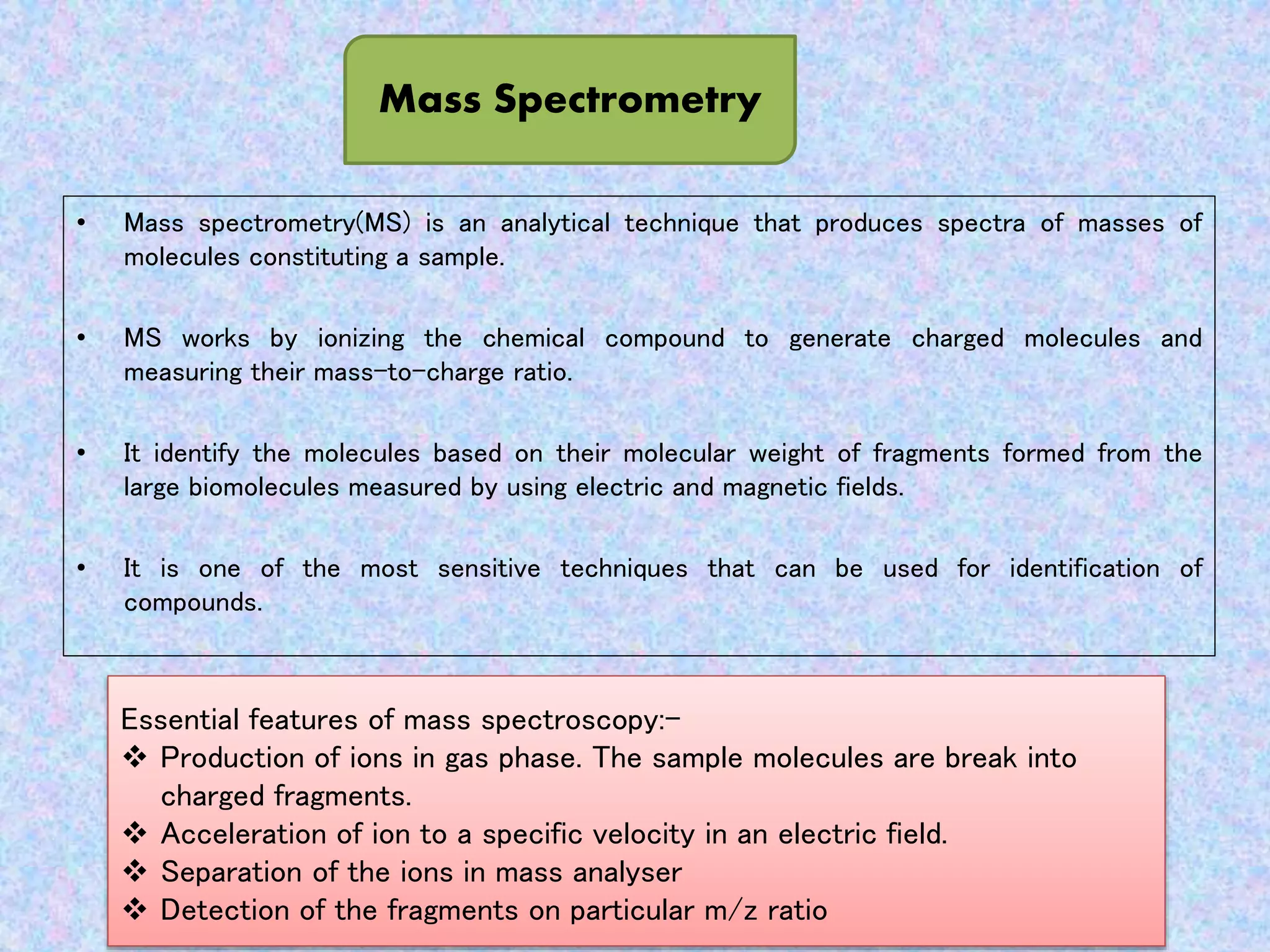 Ionisation method for ms | PPT