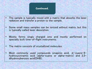 Ionisation method for ms | PPT