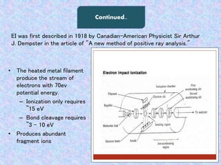 Ionisation method for ms | PPT