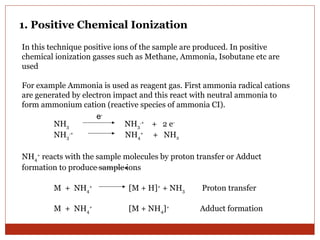 Ionisation techniques | PPT