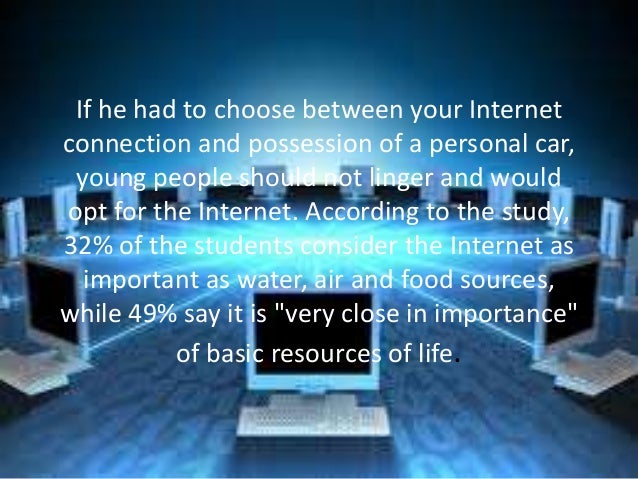 Could I live without the Internet?