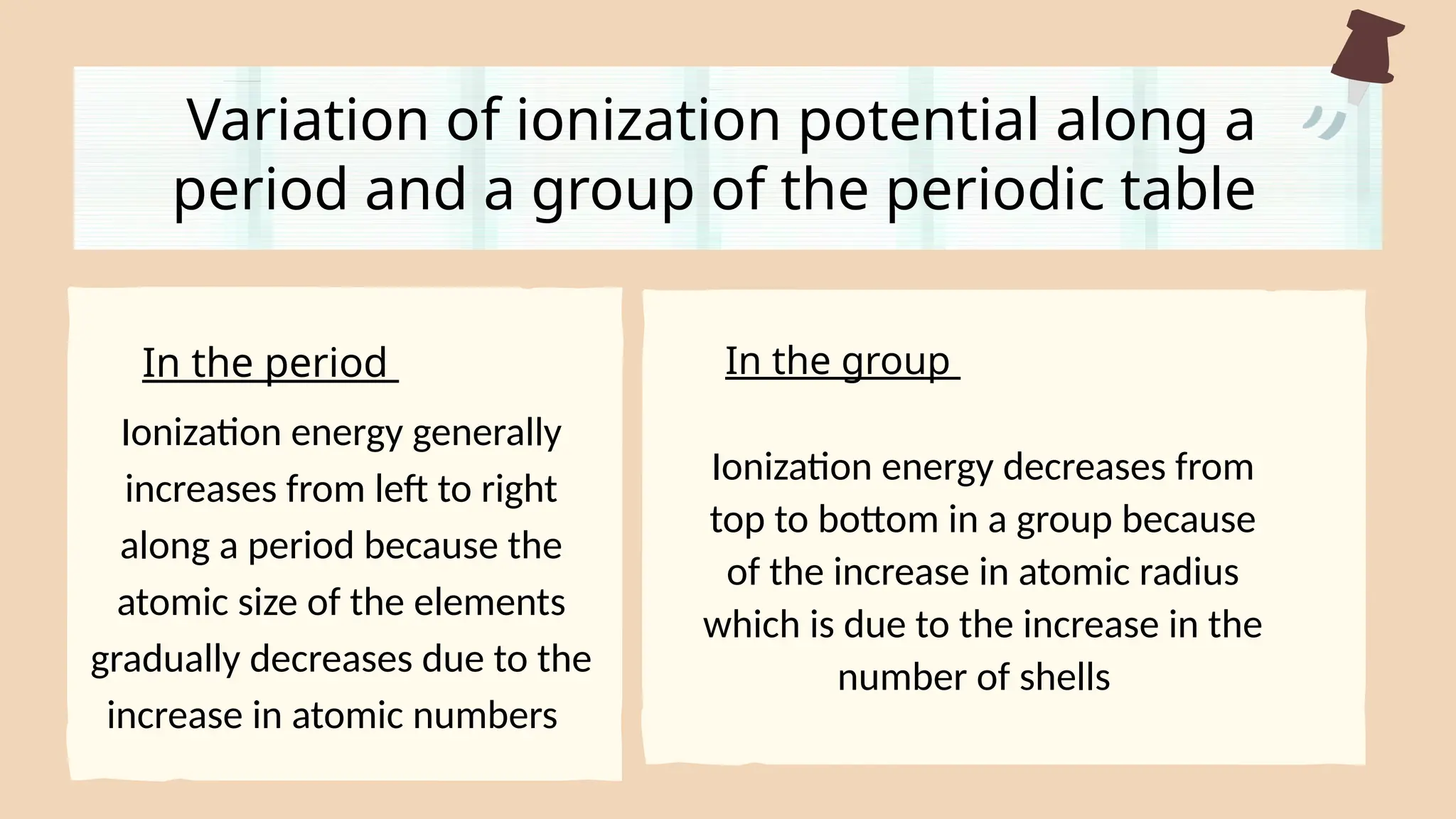 IONIZATION-ENERGY IN SCIENTIFIC RESEARCH.pptx | Chemistry | Science