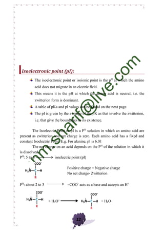 Ionization and Ph of Amino Acid | PDF