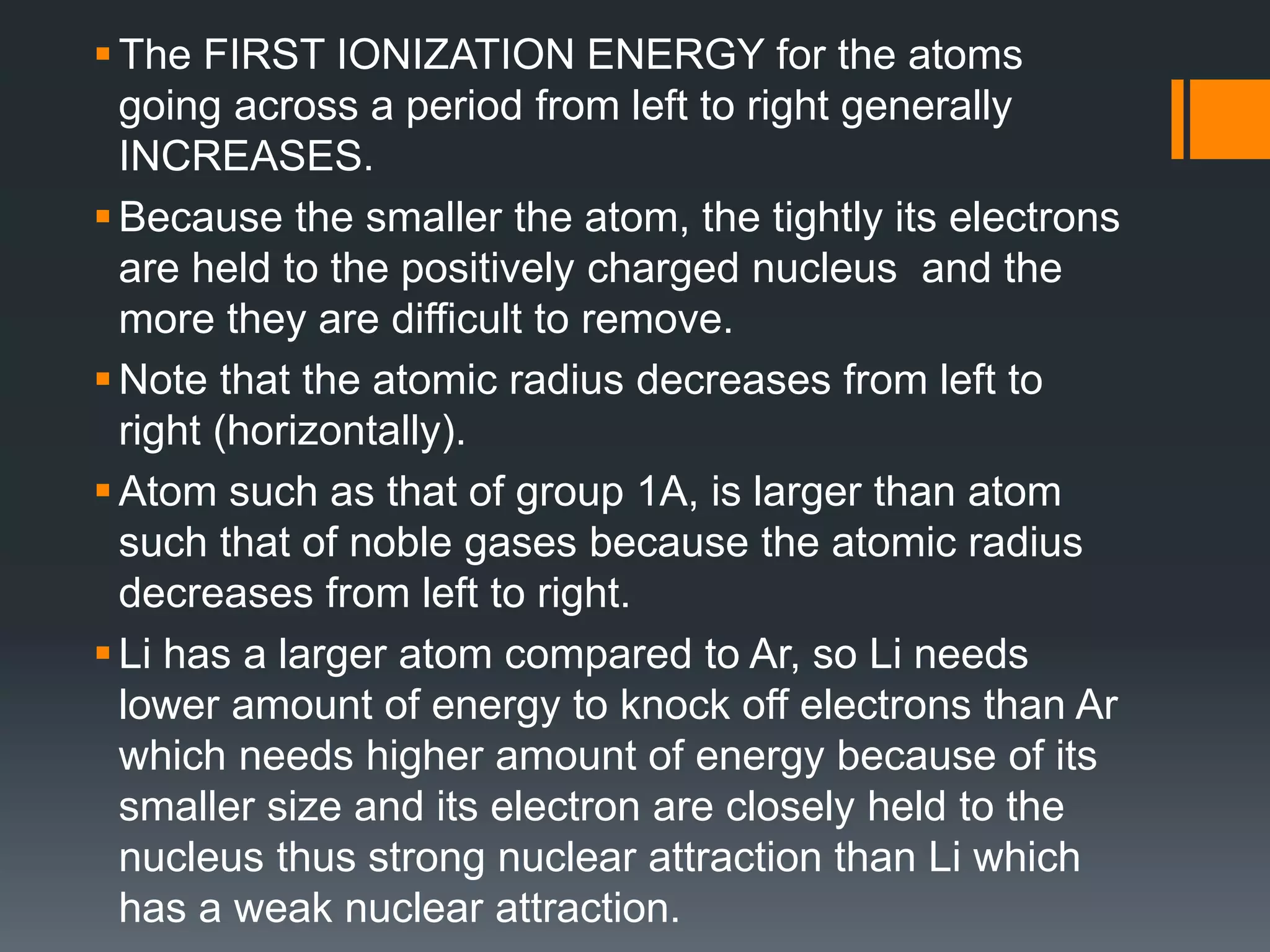 Ionization energy | PDF