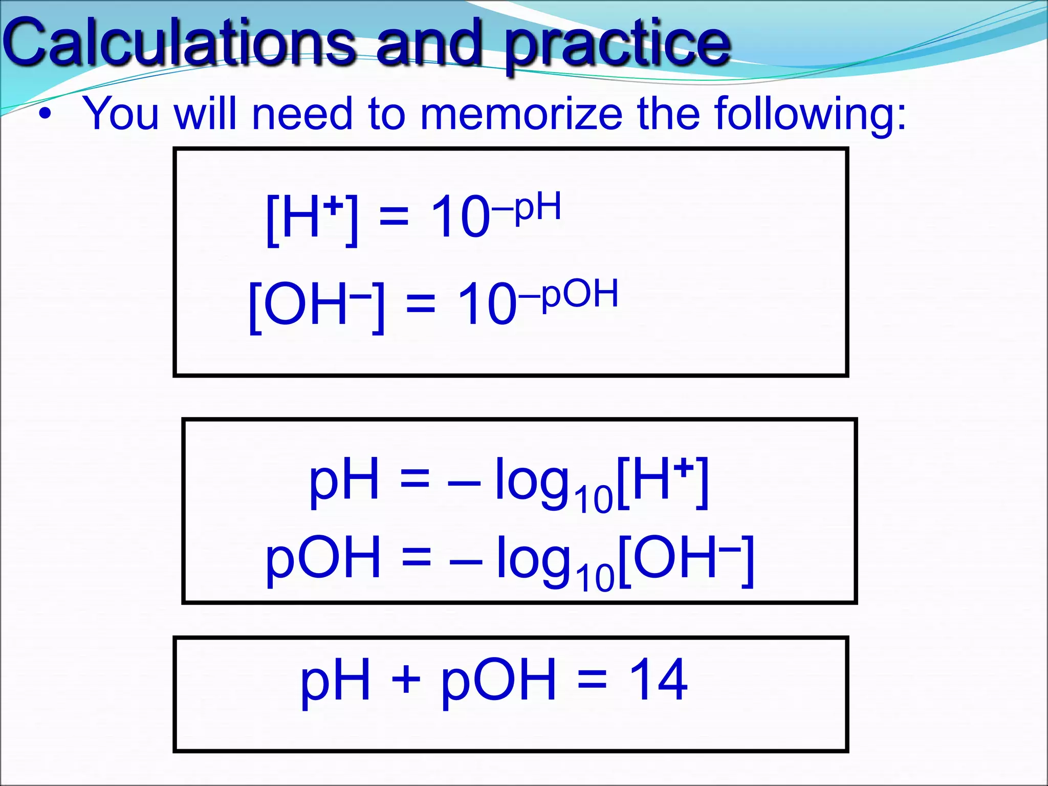 ionization of water.ppt