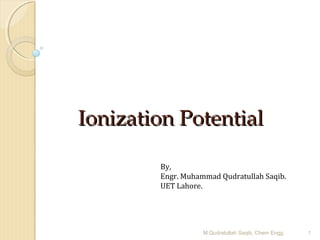 Ionization Potential | PPT